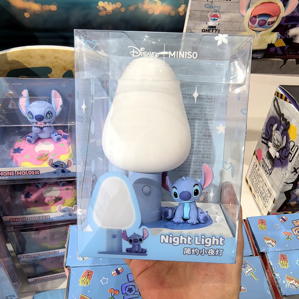 MINISO Stitch Gourmet Party Series Simple Style LED Night Light ...