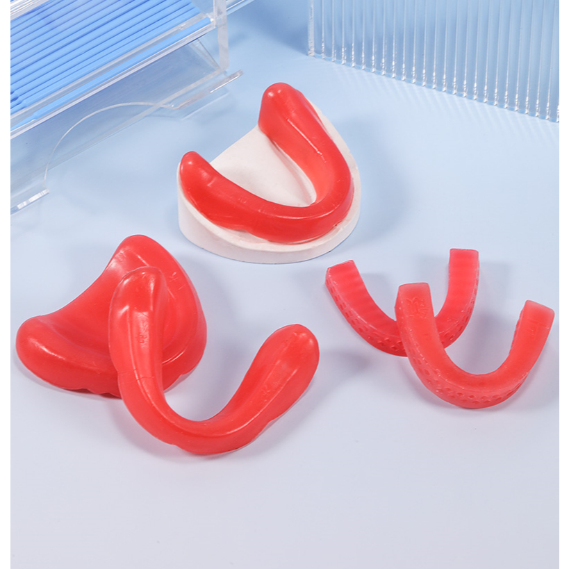 2Pcs/pair Dental Base Wax Rim Dental Occlusal Rim Denture Casting Bite ...
