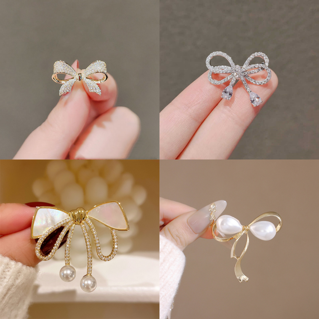 Big Bow Knot Brooches PinsParty Dance Banquet for Women Ladies Girls ...