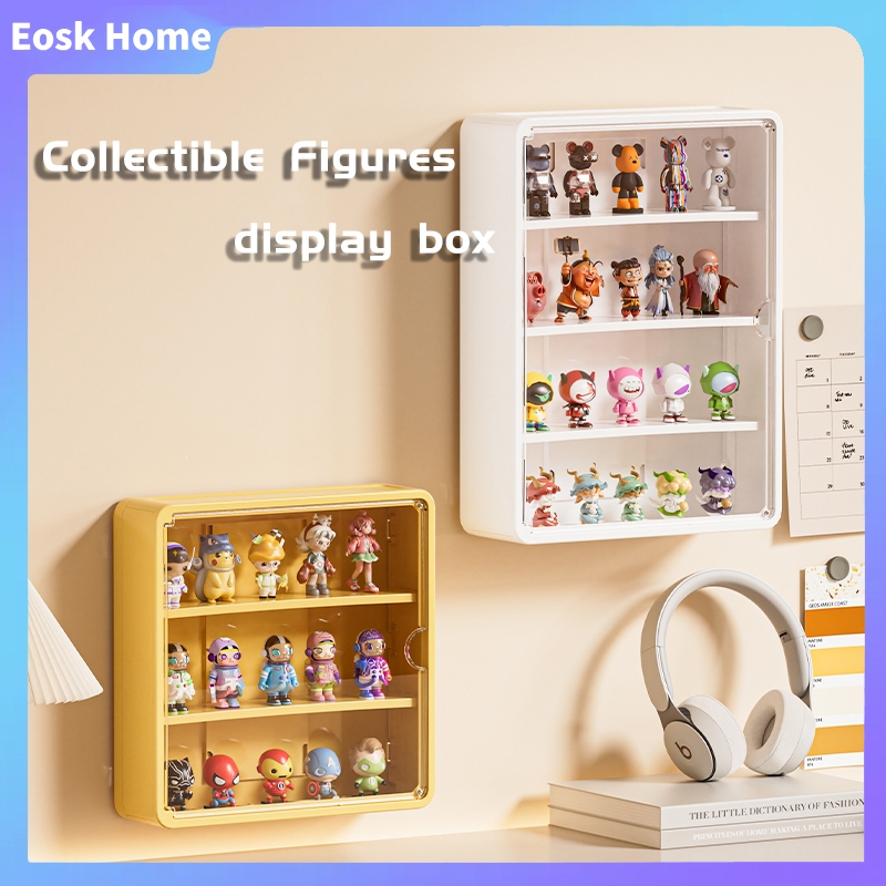 Anime Figure Transparent Box 透明盒 Boleh Simpan吧唧/流麻/立牌 磁吸门高透 Partition可拆 ...