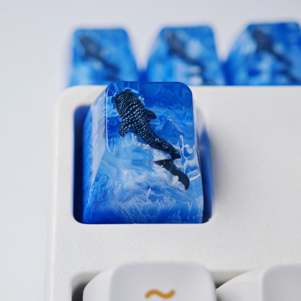 Whale sharks in the deep sea Artisan Keycap for Mechanical Keycap ...