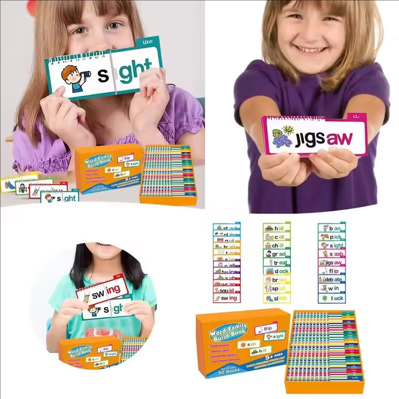 Reading Flip Book 30 Read and Rhyme Flip Books Word Family Flip Books ...
