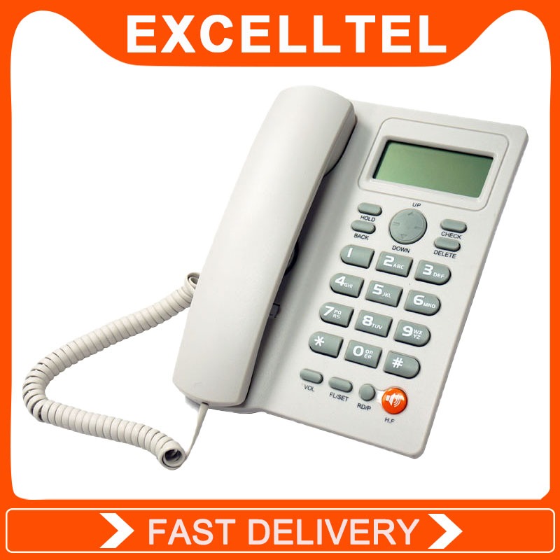 LCD single line Caller ID PABX Regular telephone PH208 for office ...