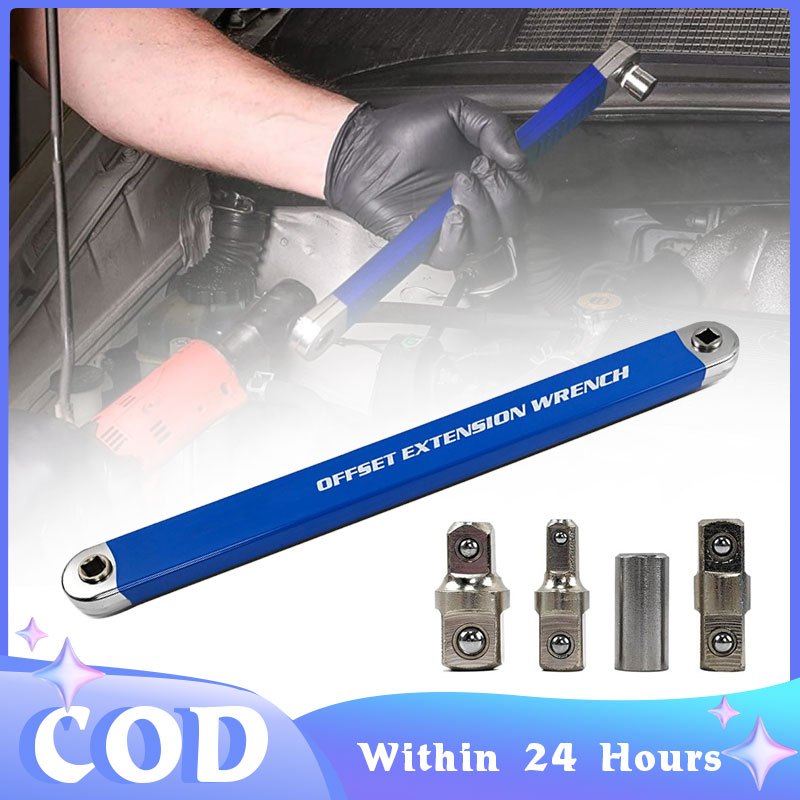 Offset Extension Wrench Ratchet extension wrench Adjustable extension ...