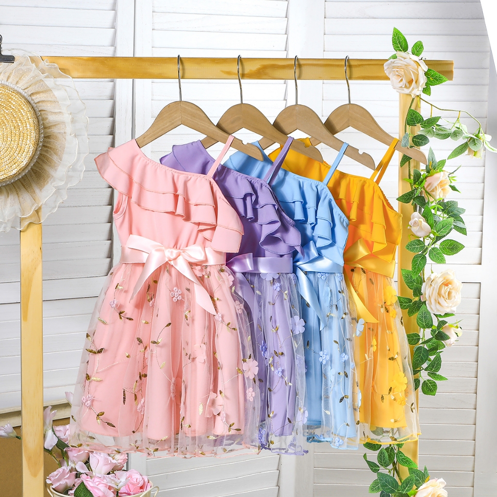 Dress Newborn Baby Girl 2-7Tahun Baju Gaun Budak Perempuan Summer ...