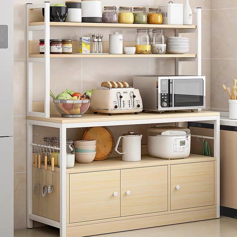 Kitchen Cabinet Rack Kabinet Dapur Kitchen Storage Rak Island Table Rak ...