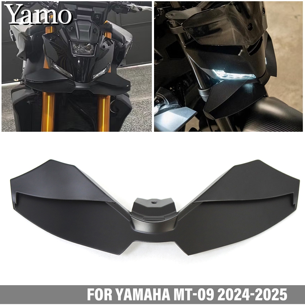 For YAMAHA MT-09 2024-2025 motorcycle lower diffuser bird beak fixed wing MT09 SP modified ...