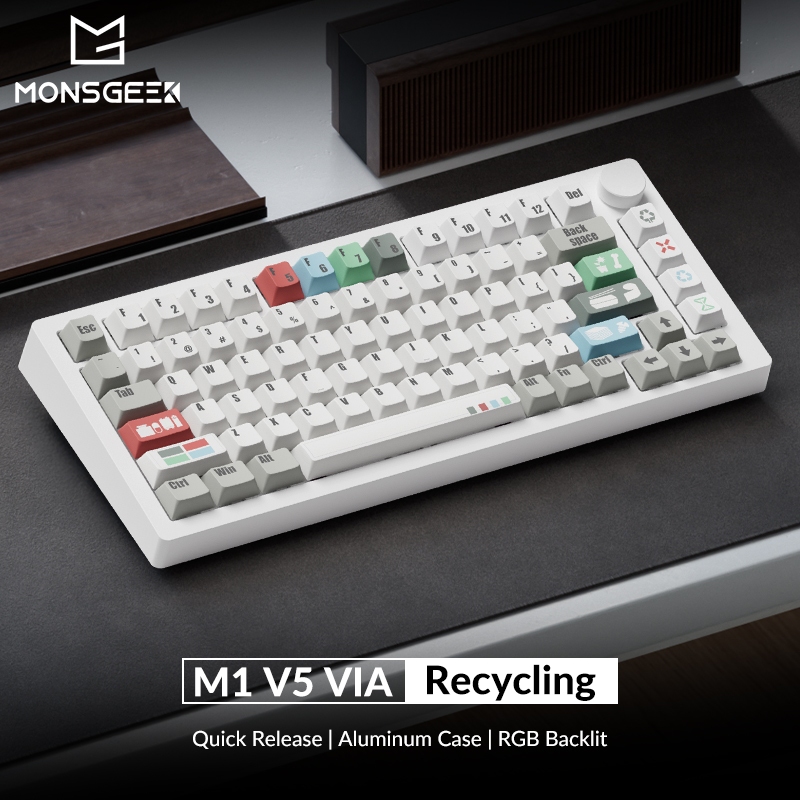 Akko x MonsGeek M1 V5 VIA Recycling Wireless Keyboard With RGB, Hot ...