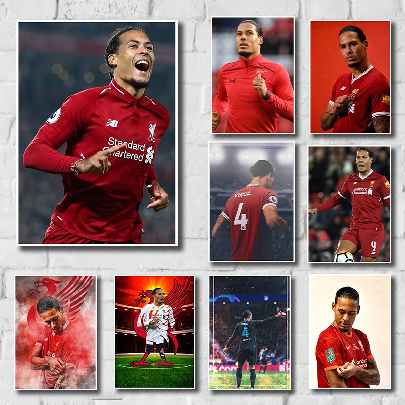 Texture upgraded! Virgil van Dijk kraft paper poster. The marks of time ...