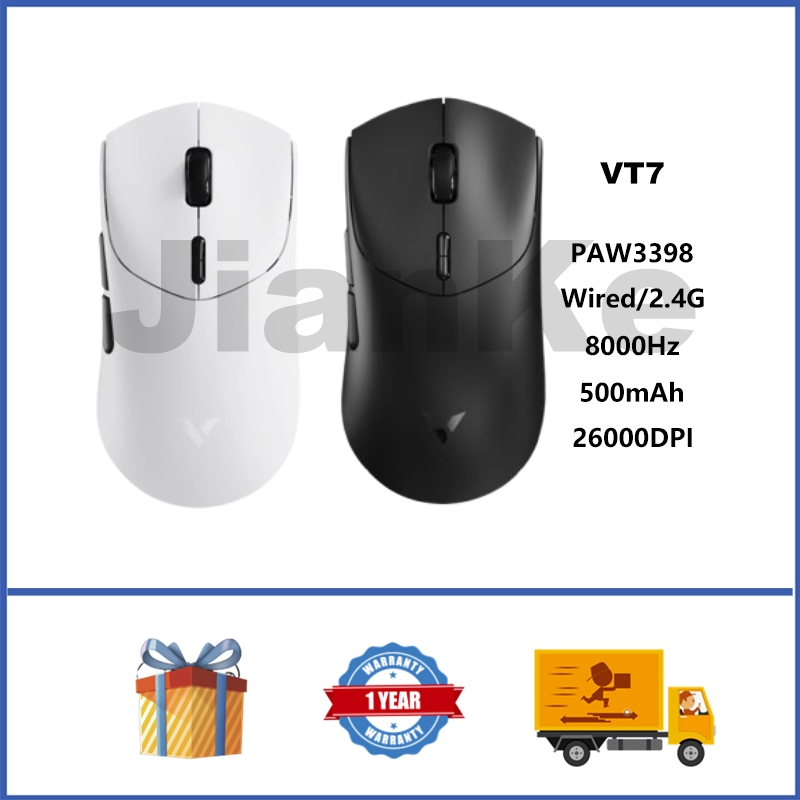 Rapoo VT7 Wireless Mouse PAW3398 Lightweight Dual-mode Gaming Mouse ...