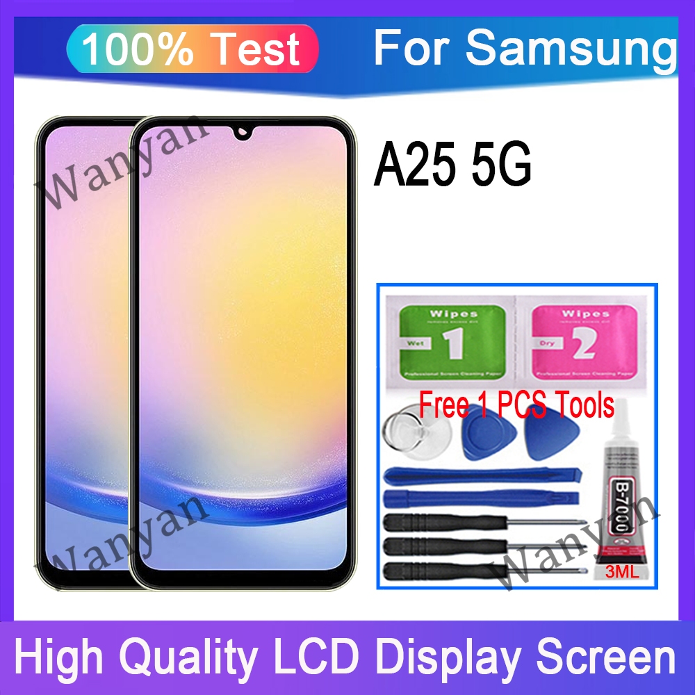 Original AMOLED/OLED/TFT Samsung Galaxy A25 5G LCD Display Touch Screen ...