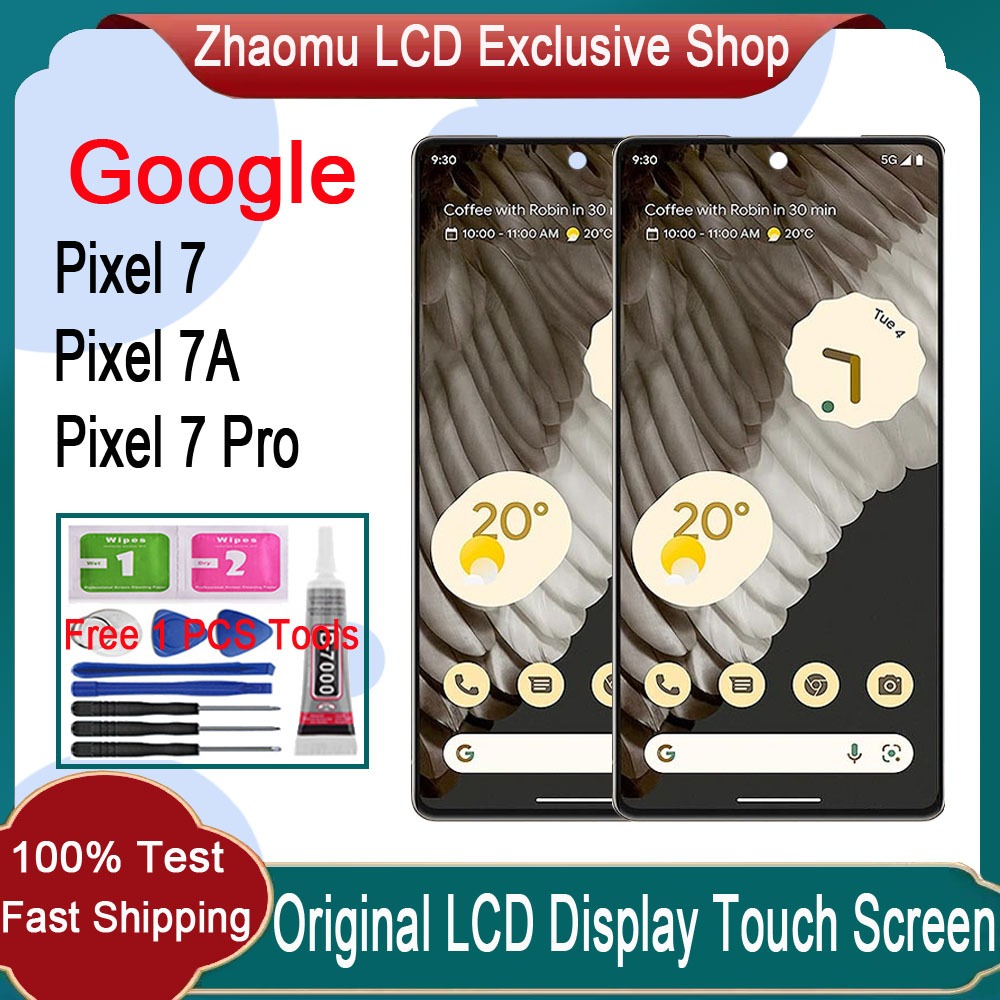 Original AMOLED Google Pixel 7 7A 7 Pro LCD Display Touch Screen ...