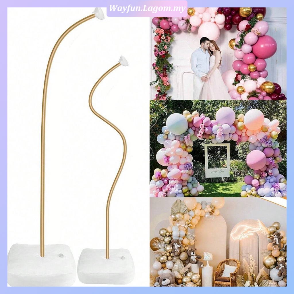 【Local Stock】Balloon Stand Belon Birthday Party Set Murah Adjustable ...