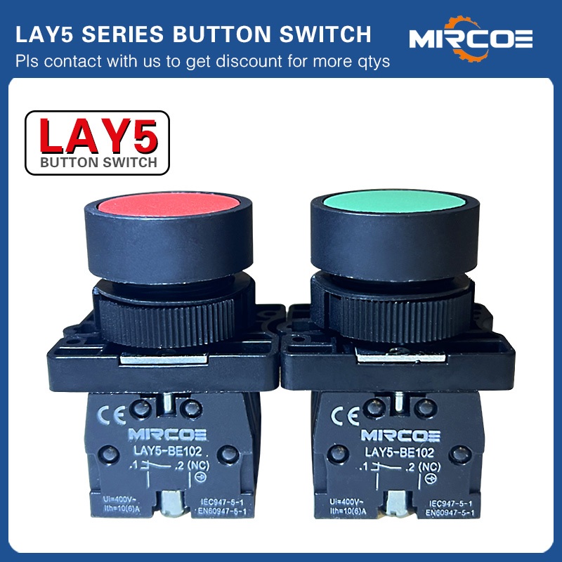 MIRCOE Momentary type&LATCHING TYPE push button switch LAY5 EA | Shopee ...