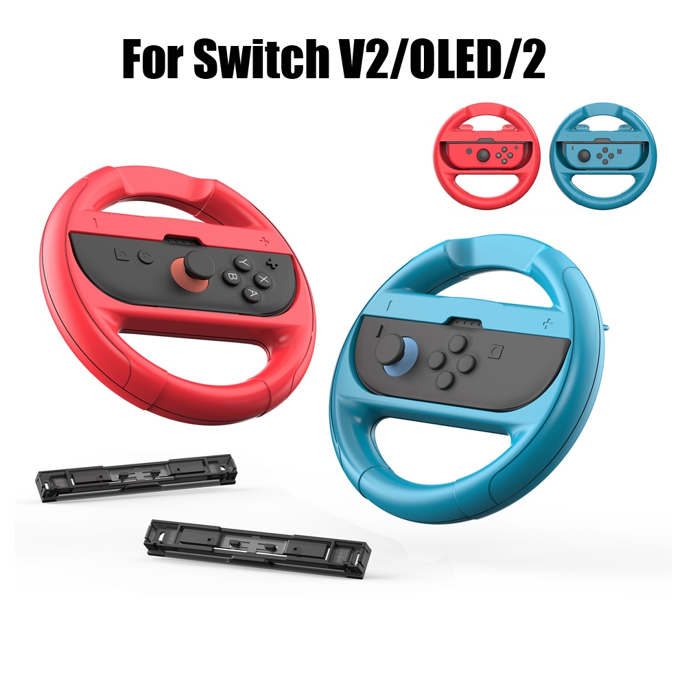 Steering Wheels for Nintendo Switch 2 JoyCons Racing Wheels 2-Pack ...