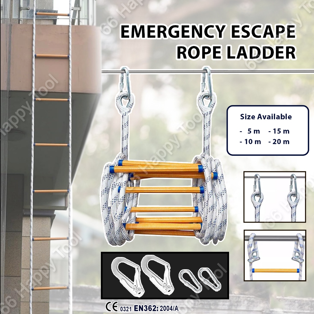 [mian] Lightweight And Portable Rope Ladder For Escape Outdoor Activity ...