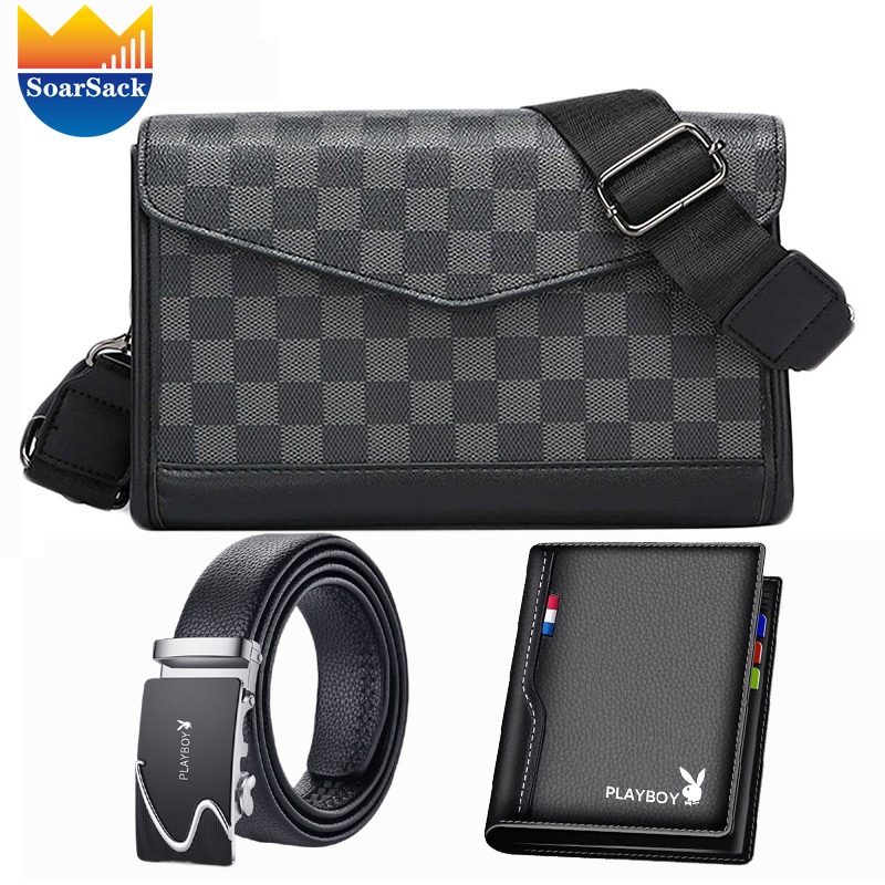 Ins Sling Bag PU Leather Casual Crossbody Bag Trendy Small Square Bag ...