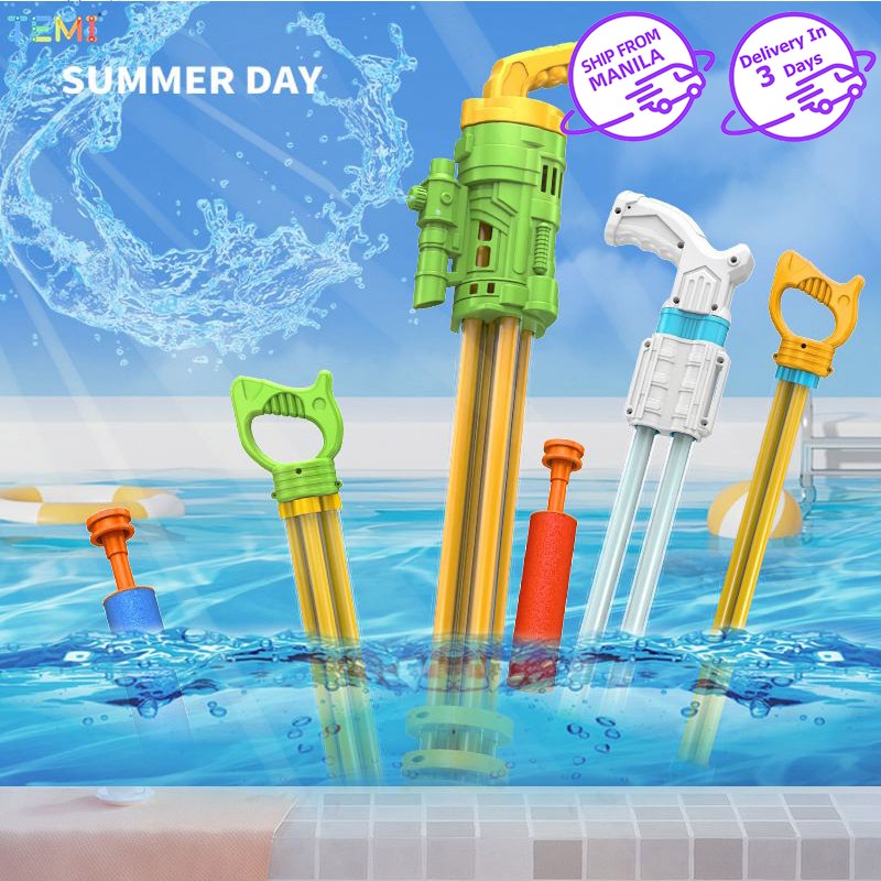 ⭐Shipping in Malaysia⭐TEMI Water Blaster Shooter Soaker Water Toy Pool ...