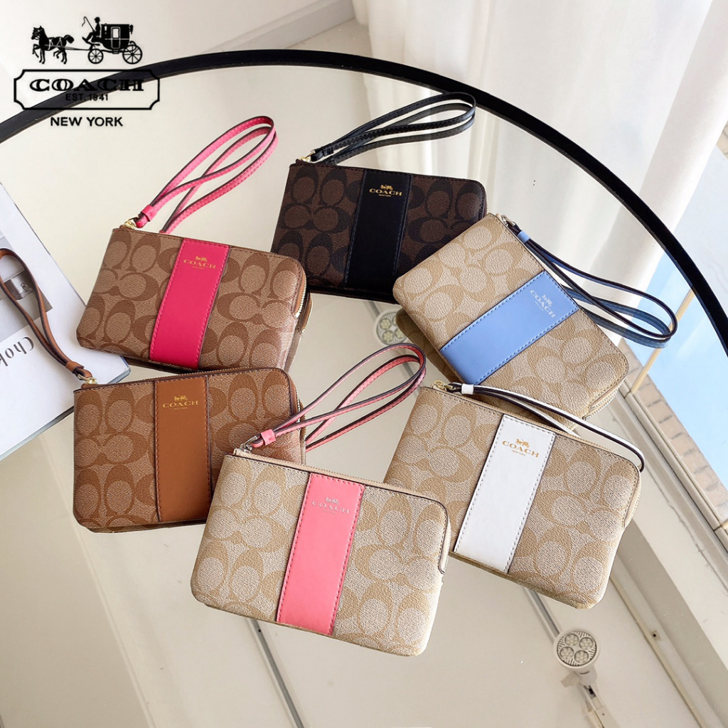 COACH Clutch women wrist strap cargo 58035 | Shopee Malaysia