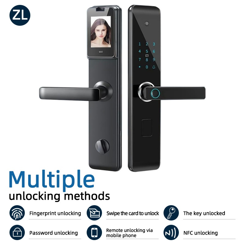 ZL Smart Fingerprint Lock Digital Fingerprint Lock Face Identification ...