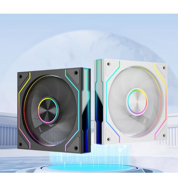 COOLMOON PRISM 9 PRO 120mm fan PWM ARGB for PC cases and heat sinks ...