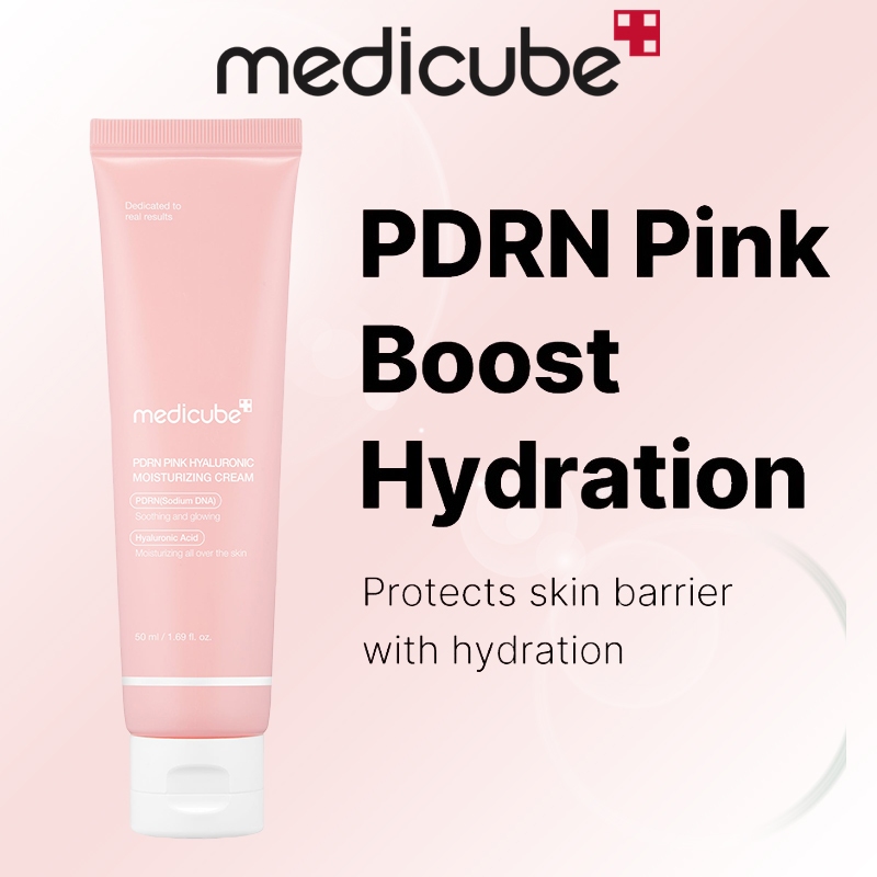 Medicube PDRN Pink Hyaluronic Acid Cream 50ml | Skin Barrier | Niacinamide | Moisturizing ...