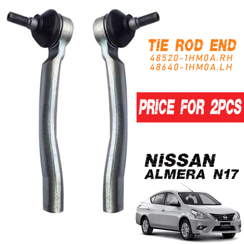 (2PCS)Nissan Almera N17 Tie Rod End /48520-1HM0A 48640-1HM0A | Shopee ...