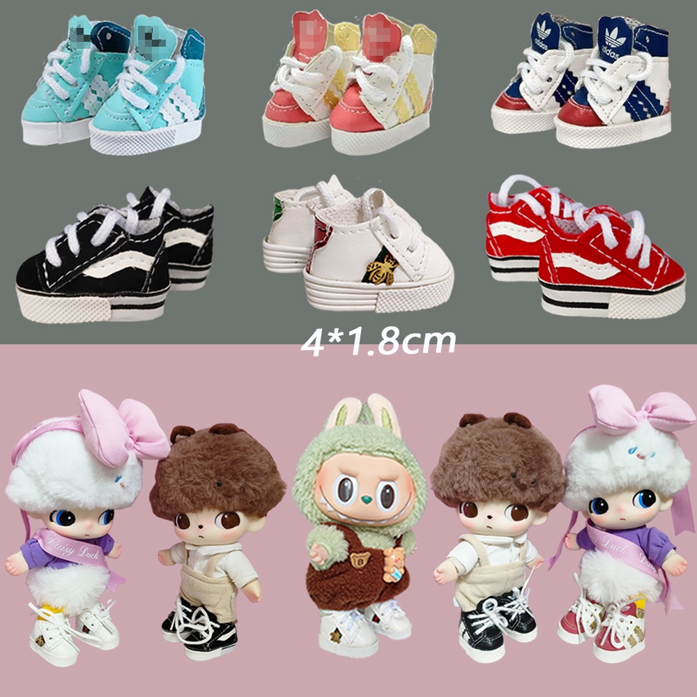 Doll Shoes (4*1.8cm) ,for 17cm Labubu DIMOO WORLD Disney Chip and Dale ...