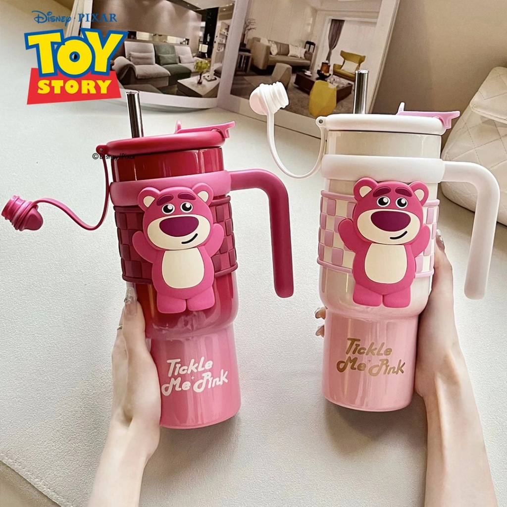 Kids Water Bottle 900ml – BPA Free Tritan Leak Proof with Straw & Strap ...