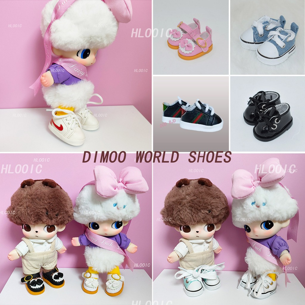 Doll Shoes (4.5*2.0cm) for DIMOO WORLD Disney Chip and Dale Pluto Daisy ...