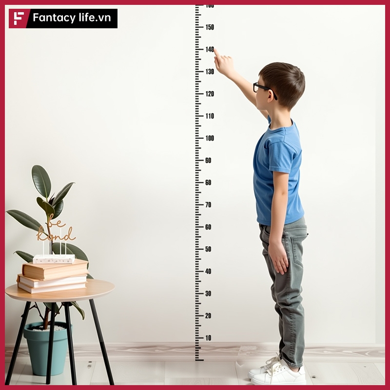 Simple Height Wall Stickers Measure The Height of Children with Height ...