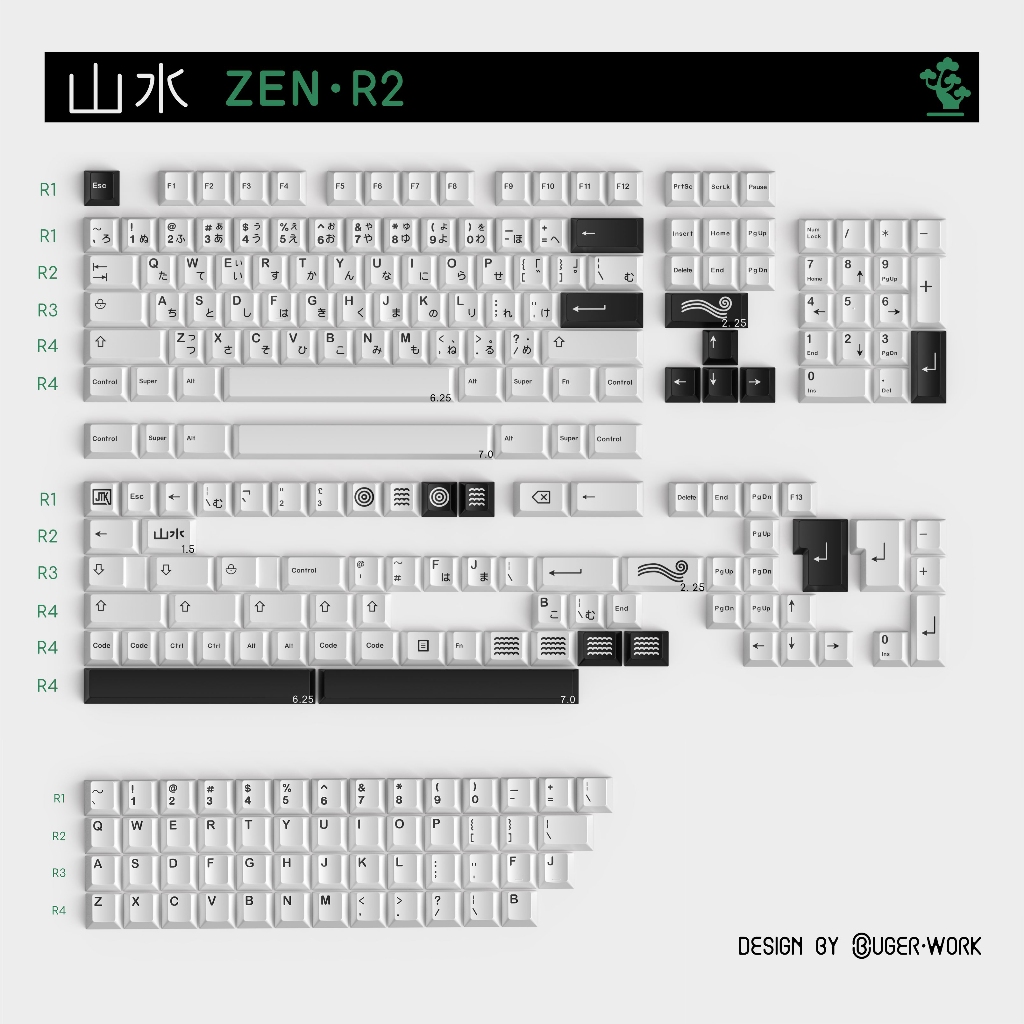 [Base kit] JTK Zen Cherry Profile keyboard keycaps | Shopee Malaysia