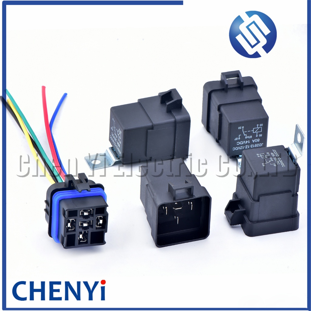 5 Pin Automotive Waterproof Wiring Connector Plug Socket 12V 24V 40A ...