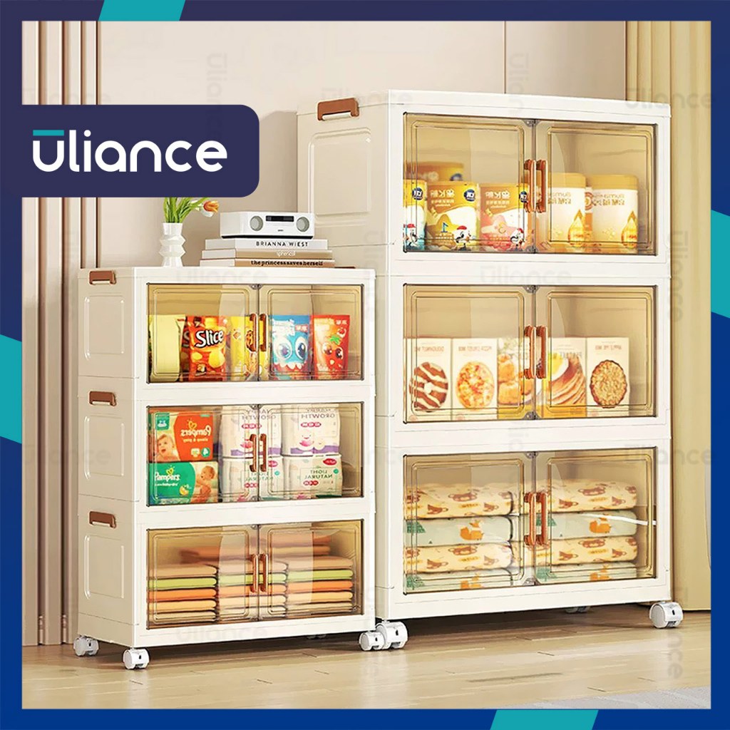 Uliance 40-60cm Plastic Folding Storage Cabinet Organizer Foldable Gap ...