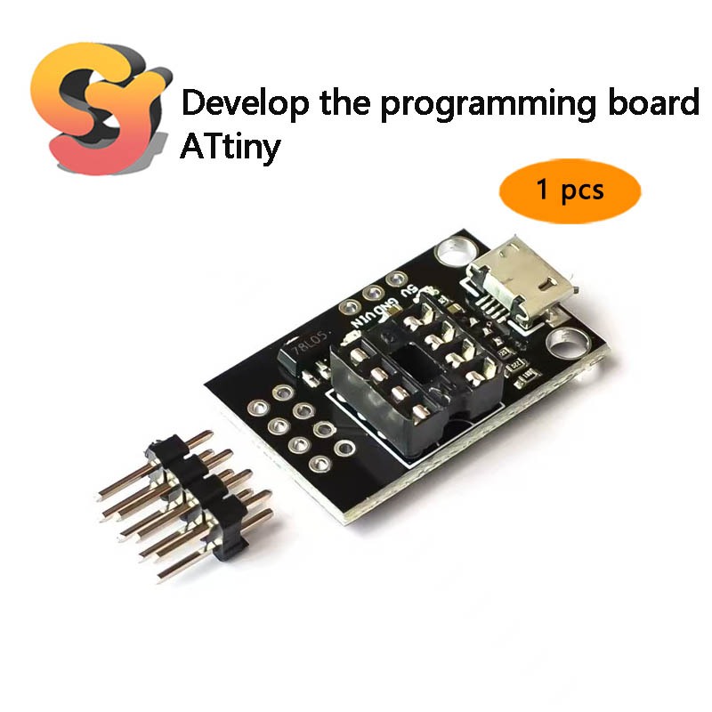 [Ready Stock Supply] 1pcs T42 ATtiny13A/ATtiny25/ATtiny45/ATtiny85 Pluggable Development ...