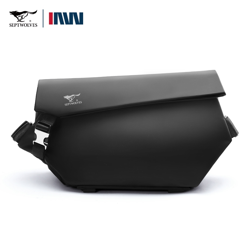 SEPTWOLVES Japanese Style Multi-Functional Men's Messenger Bag | Shopee ...
