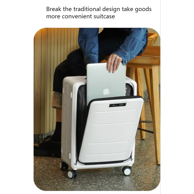 Japanese Foldable Luggage Front Open Lightweight TSA Lock Cabin Hard ...