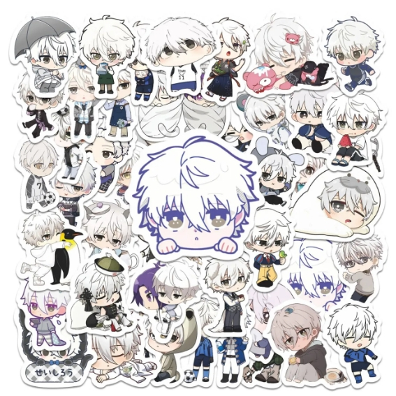 [MC] Stickers Blue Lock (50 Sheets) Nagi seishiro Anime Merchandise ...