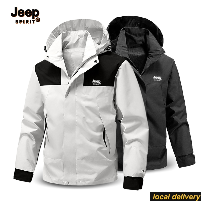Jeep Spirit Waterproof Jacket Men Women Lightweight Hiking Jackets ...