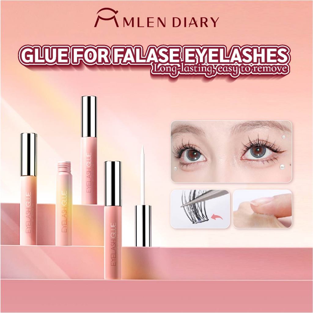 Mlen Diary No Stimulation Tasteless Transparent Eyelash Glue (4g ...