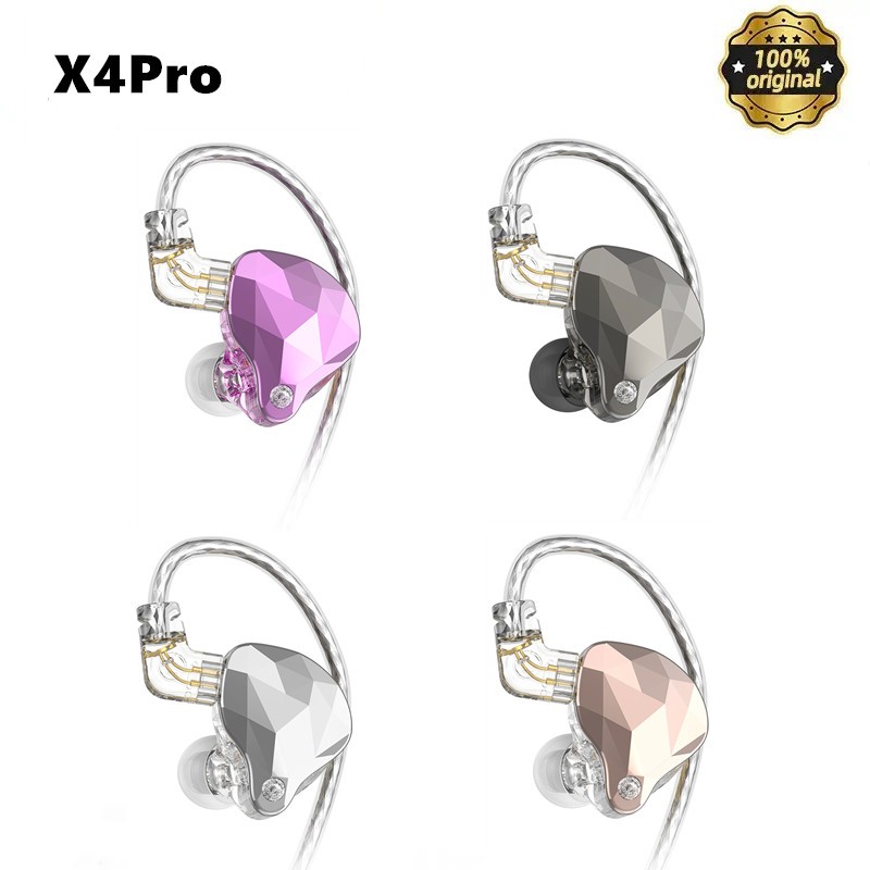 X4 Pro In Ear Earphone 11mm Full-rang Dynamic Earbuds With Detachable ...