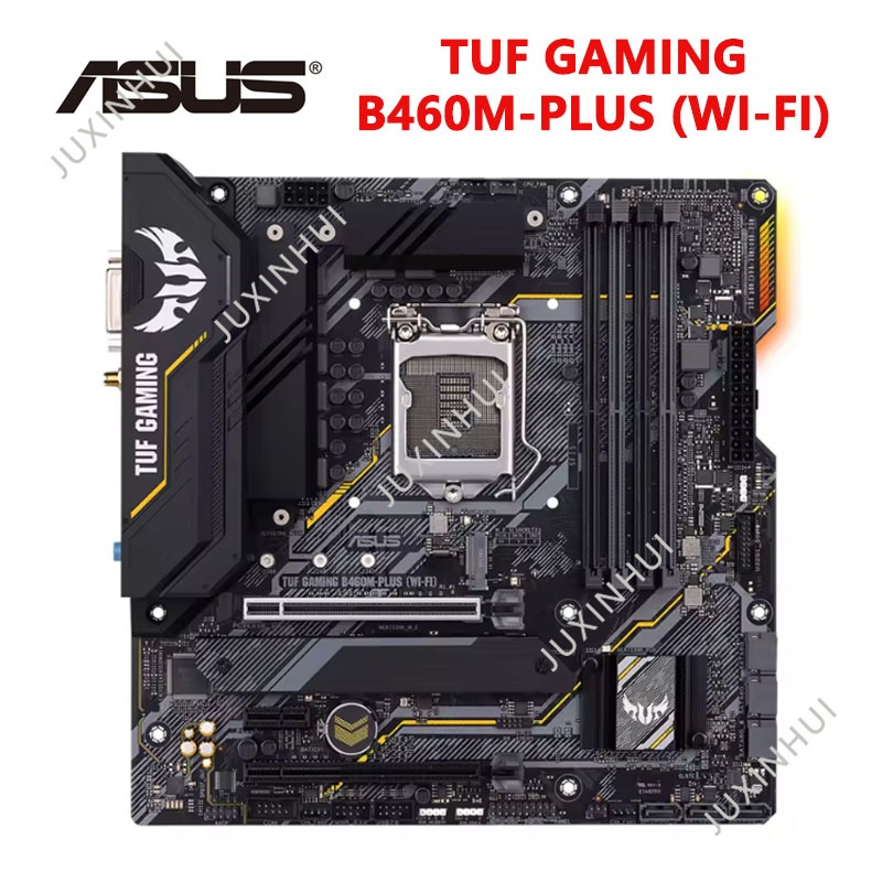 ASUS TUF GAMING B460M-PLUS (WI-FI) Heavy Cannon Motherboard Intel B460 ...