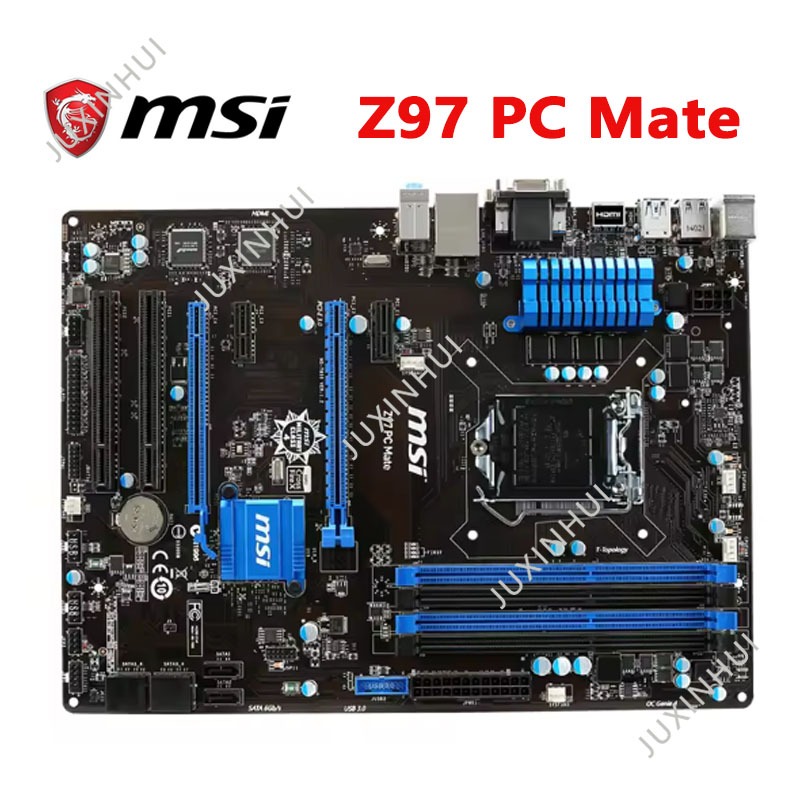 ⚡️ MSI Z97 PC MATE Desktop Motherboard Z97 GAMING 3 5 DDR3 LGA 1150 ...