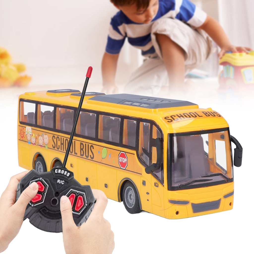 Big toy bus school bus toy school bus yellow bus model toy car super ...