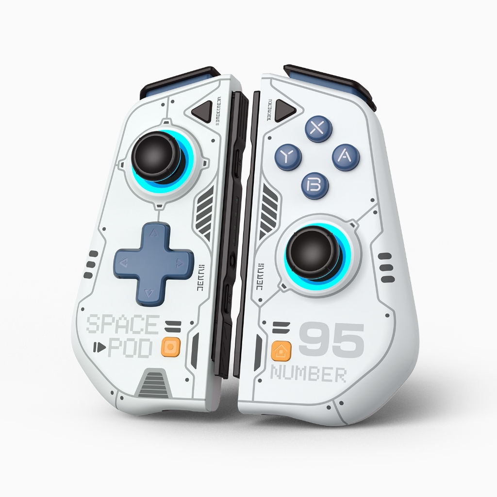 IINE Mecha Warrior Joypad for Nintendo Switch V1/V2/OLED with Hall ...