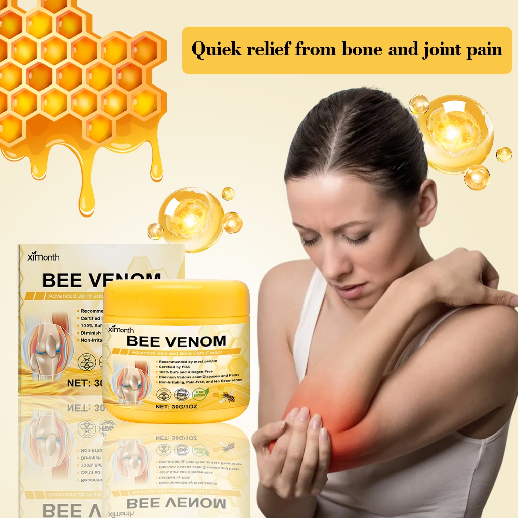 Bee Venom Joint Treatment Cream 30g Relief Arthritis Joint Inflammation ...