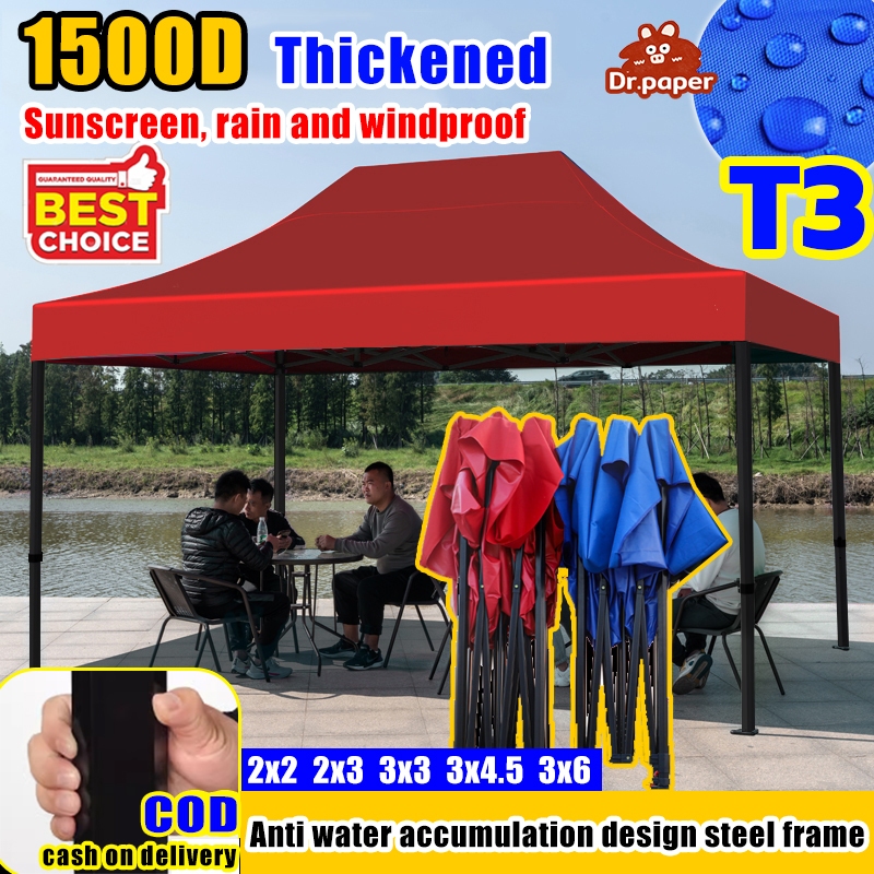 6x6 8x8 6x10 10x15 10x20Ft waterproof canopy khemah khemahcamping 6x6 ...