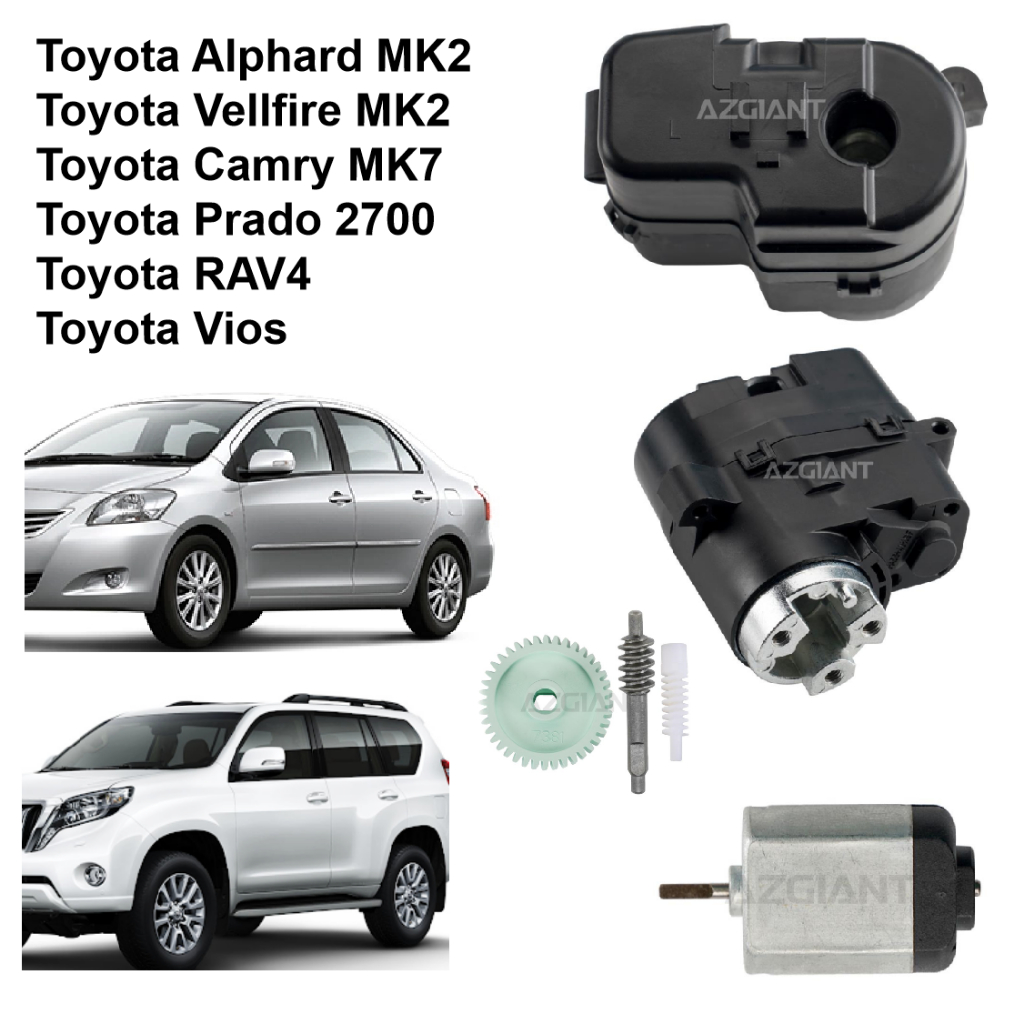 Side Mirror Gear Motor for Toyota Vellfire Alphard Vios Camry MK7 Prado ...