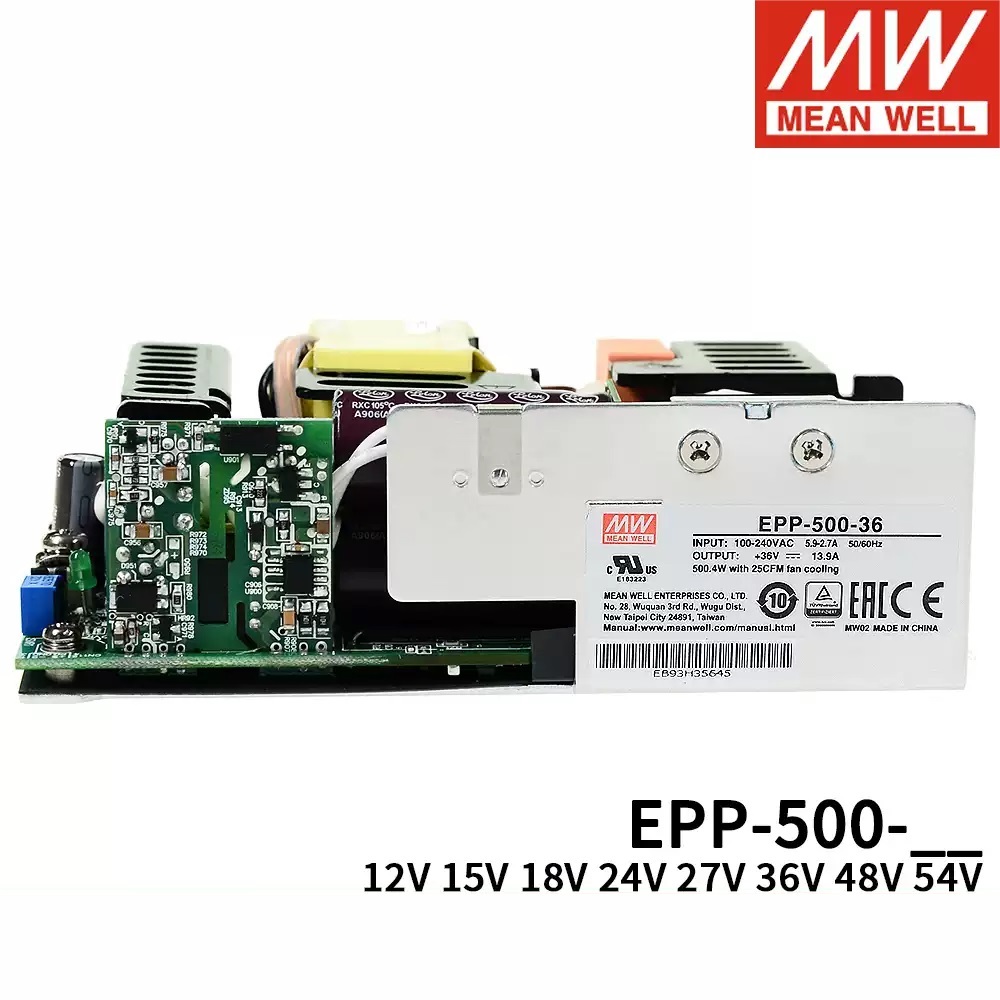 Original MEAN WELL PCB bare board switching power supply EPP-500-12/15/18/24/27/36/48/54V ...