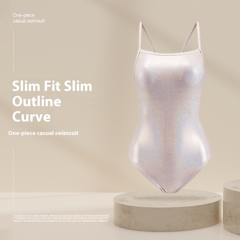 Luckyfish Women's One-Piece Swimsuit Quick-Drying Slimming Diving Suit（W25011） | Shopee Malaysia